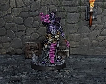 Dark Elf Drow Spider Queen Miniature 28mm 32mm Scale 8K - Etsy