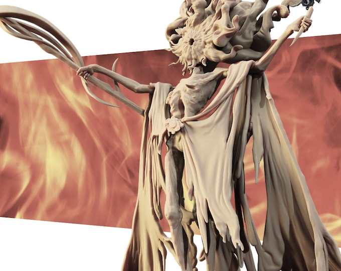 Midas, Golden Frenzy Miniature Inspired by Midra Lord of Frenzied Flame ...