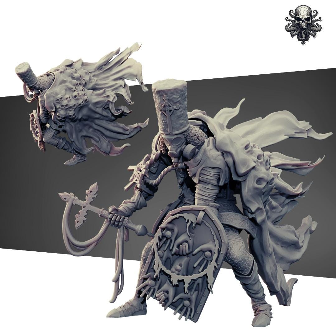 Castigator Gael Miniature Inspired by Dark Souls Crossed With Trench ...