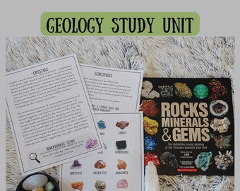 Set of 108 Rock Mineral and Gemstone Identification Cards - Etsy