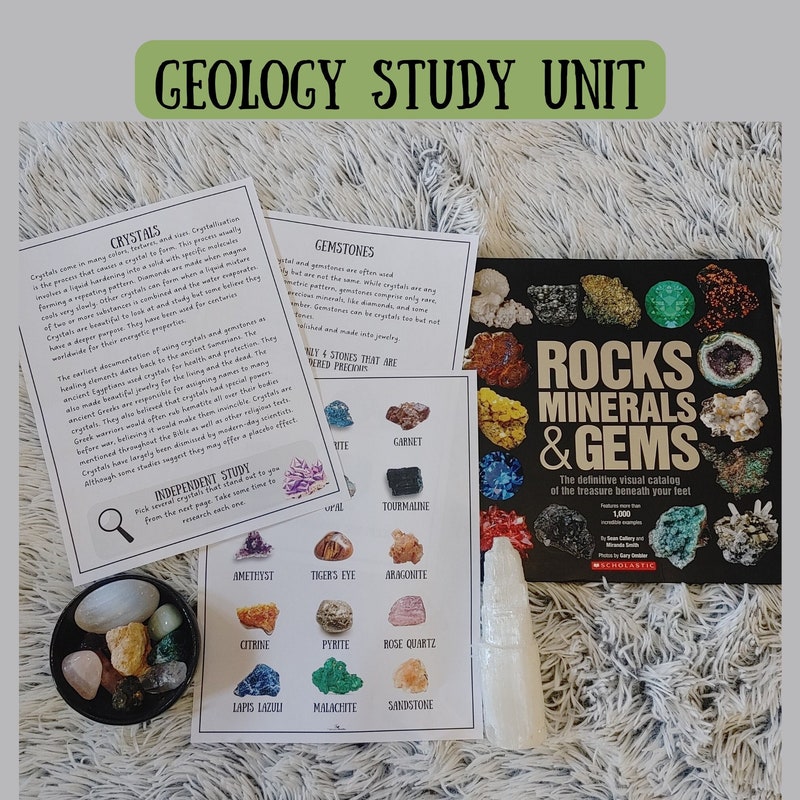 Homeschool Geology - Etsy