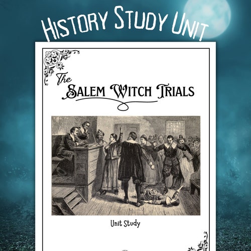 History Study Unit the Salem Witch Trials Homeschool - Etsy