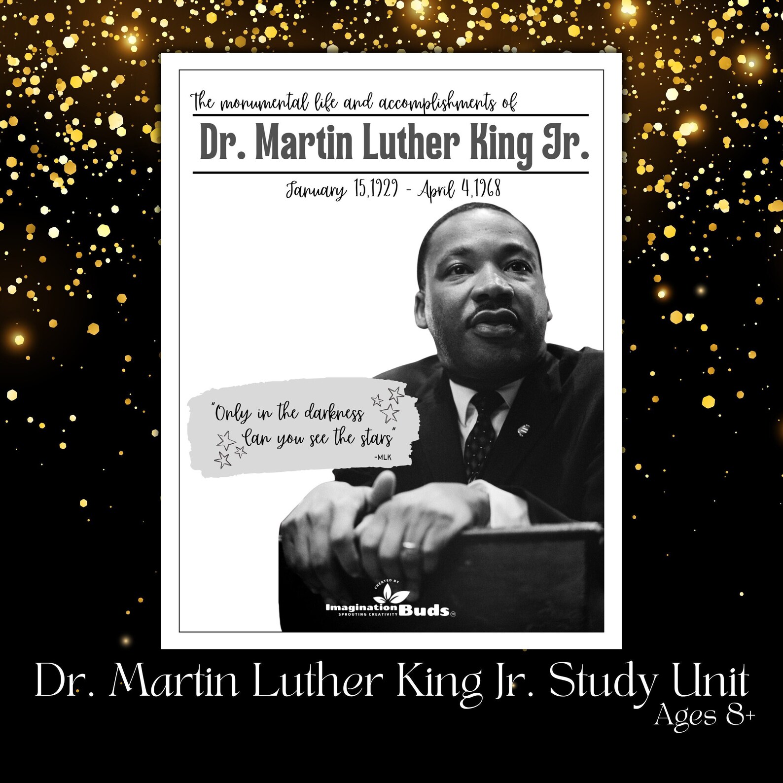 Dr. Martin Luther King Jr. Study Unit | Civil Rights | Black History ...