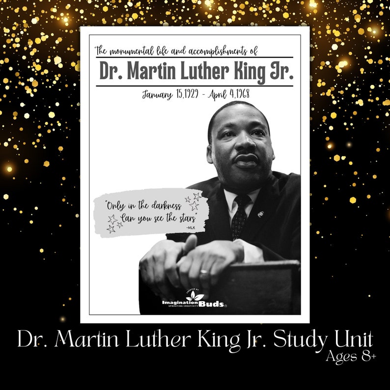 Dr. Martin Luther King Jr. Study Unit | Civil Rights | Black History ...