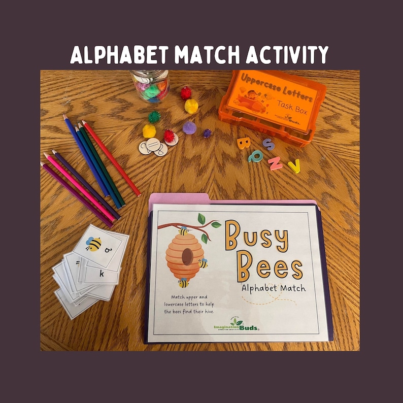 Alphabet Learning Aid | Pre-k Game | Printable ABC File Folder Activity ...