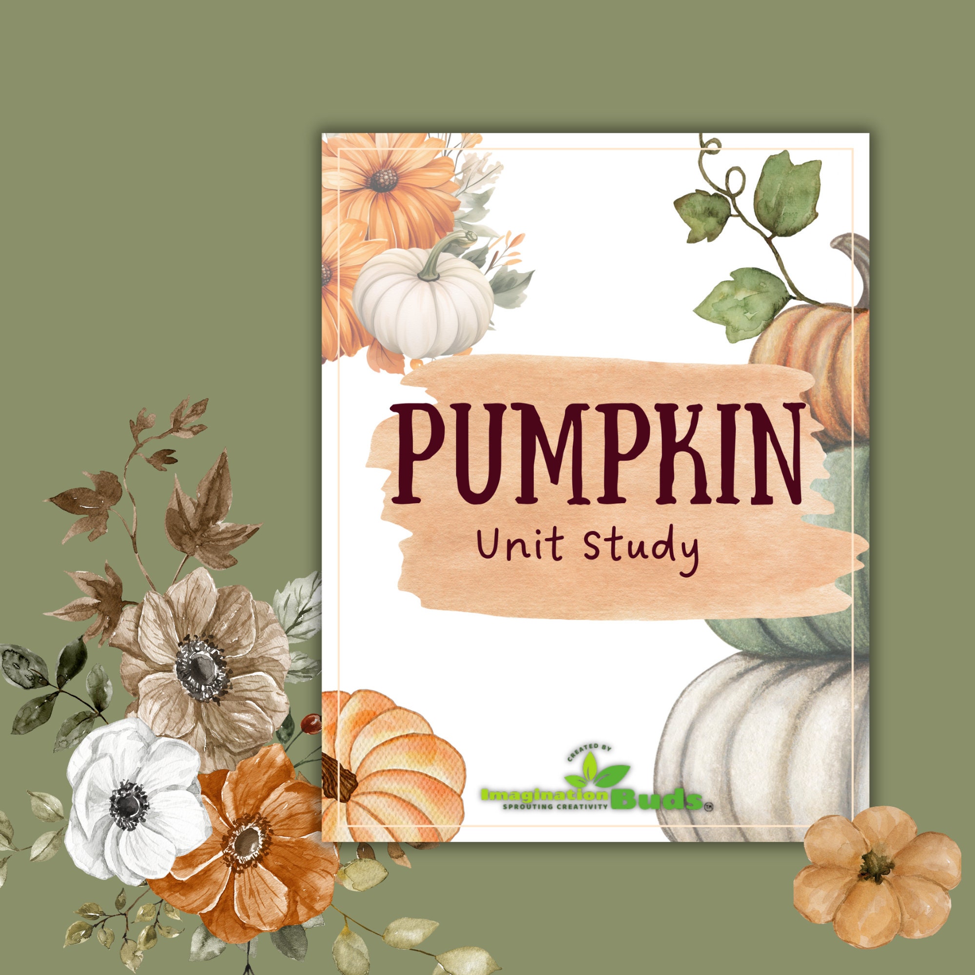 Pumpkin Unit Study, Life Cycle and Anatomy of a Pumpkin, Homeschool ...