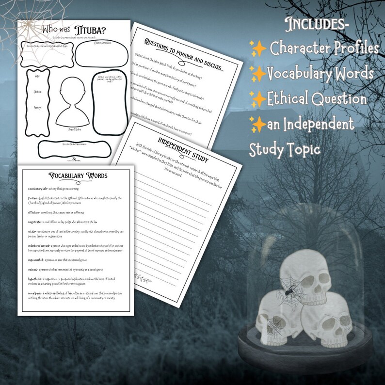 History Study Unit- the Salem Witch Trials Homeschool Curriculum Study ...