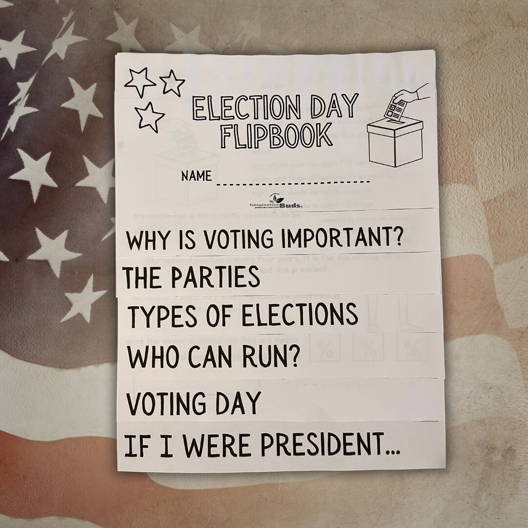 Election Day Flipbook - Etsy