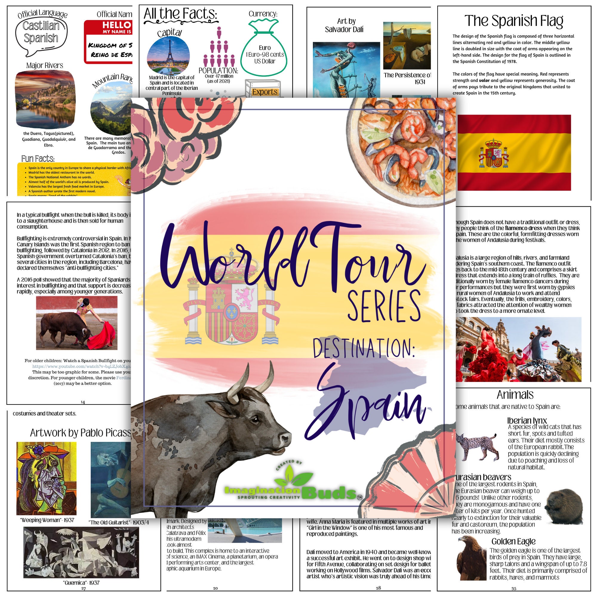 Spain Unit Study, Spanish Culture, Social Studies, Homeschool ...
