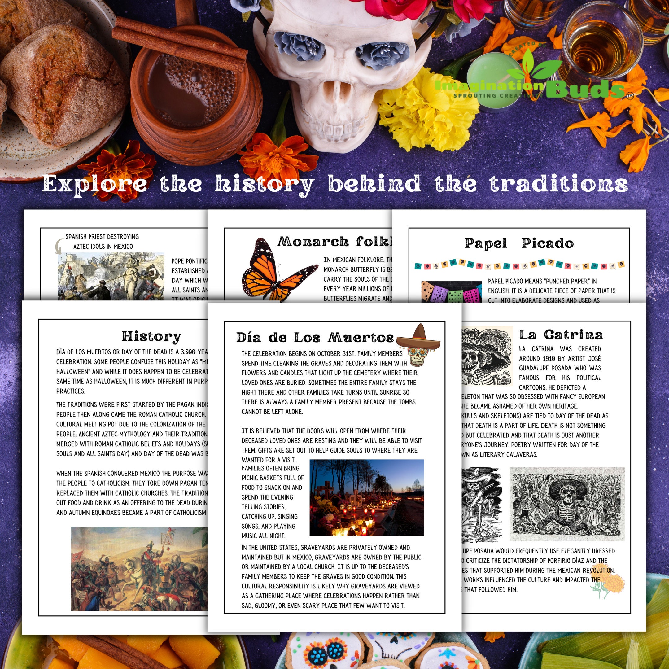 Dia De Los Muertos | Day of the Dead | Study Unit| Digital Download ...