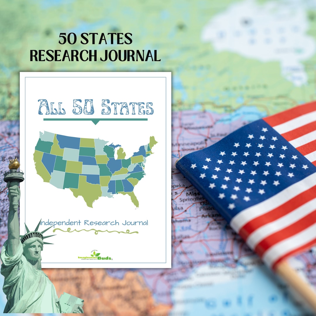 50 States Research Journal | Digital Download | USA History Packet ...