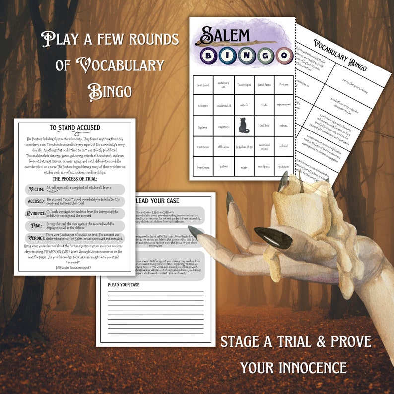 History Study Unit- the Salem Witch Trials Homeschool Curriculum Study ...