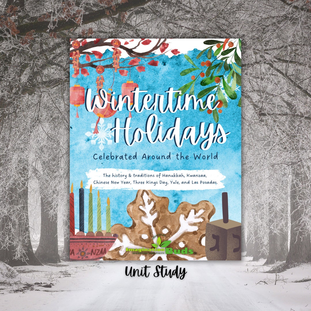 Wintertime Holidays Around the World, Homeschool Unit Study-hanukkah ...