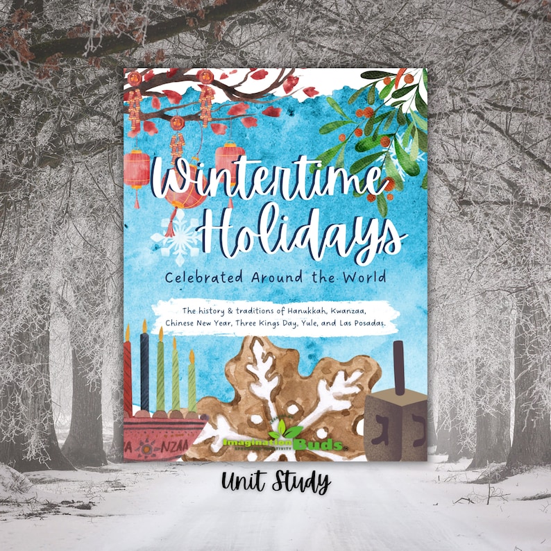 Wintertime Holidays Around the World, Homeschool Unit Study-hanukkah ...