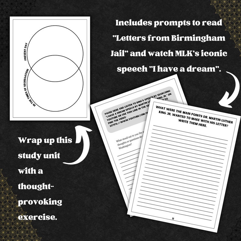 Dr. Martin Luther King Jr. Study Unit | Civil Rights | Black History ...