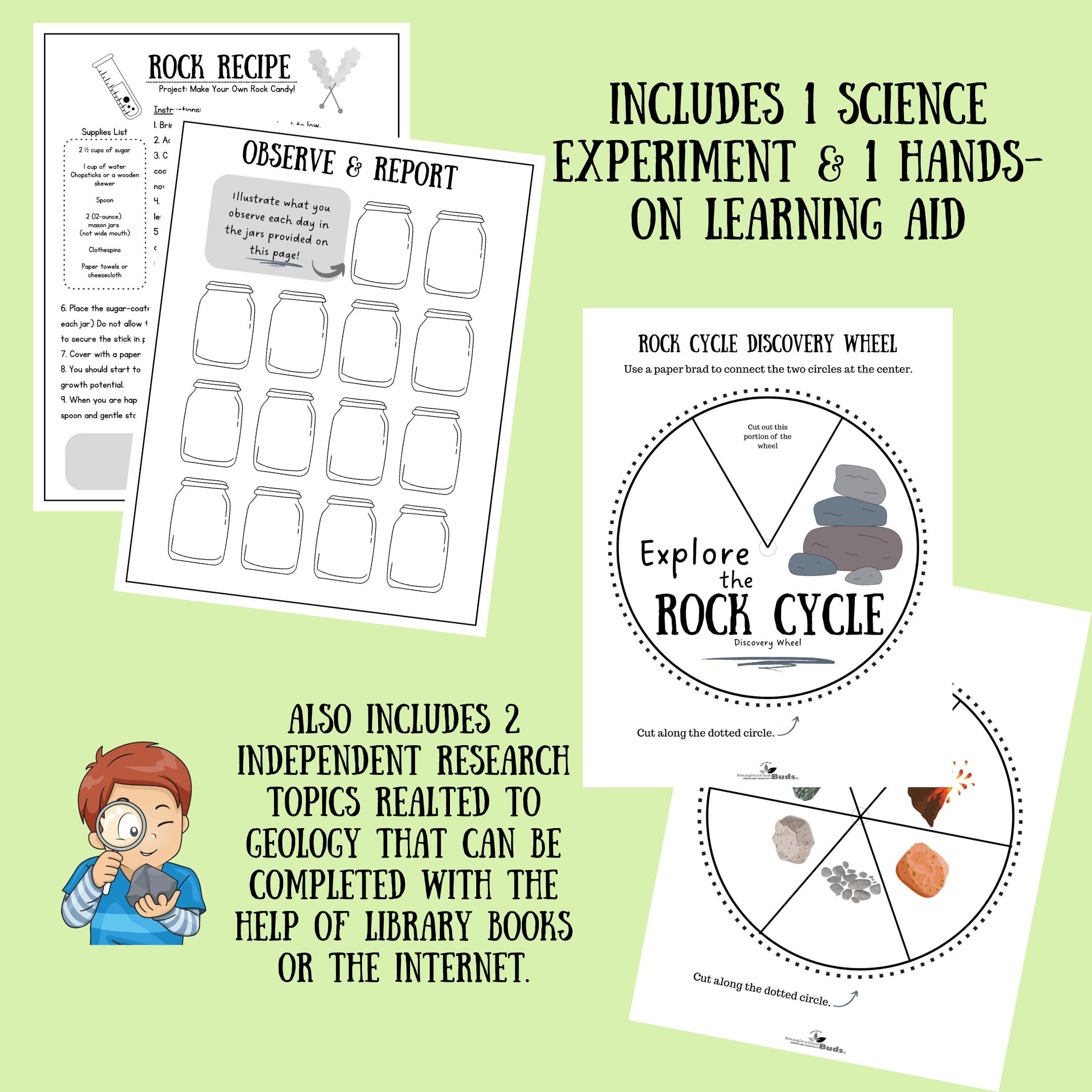 Crystals, Gems, and Rocks | Geology Study Unit | Earth Science | Mining ...