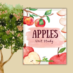 Apple Unit Study, Apple Anatomy and Life Cycle, Homeschool Printable ...