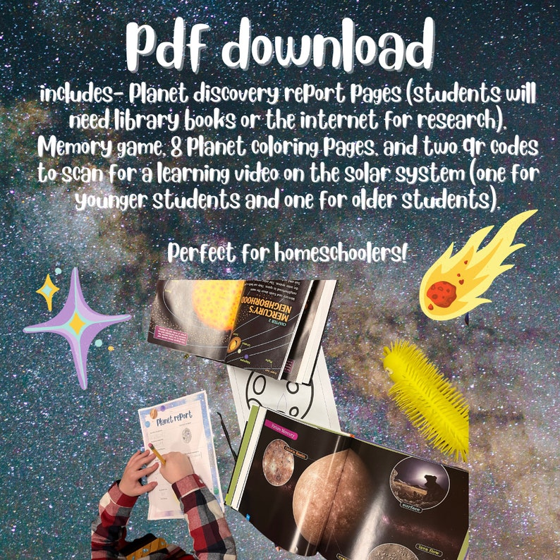 Planet Discovery Pack | Solar System Learning Aid | Planet Coloring ...