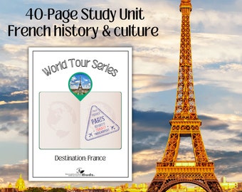 French Unit Study - Etsy