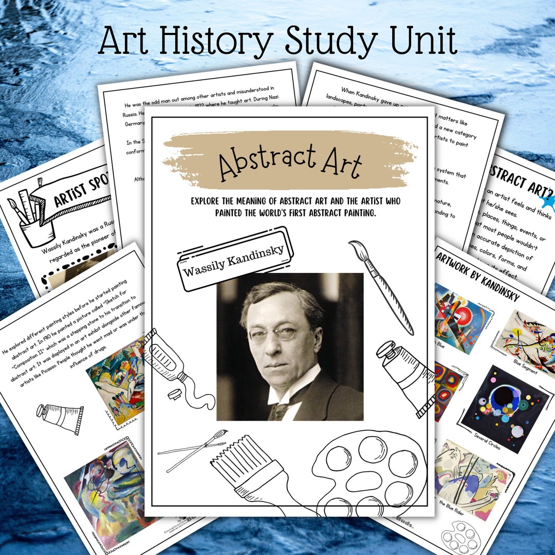 Abstract Art Study Unit Art History- Wassily Kandinsky - Etsy