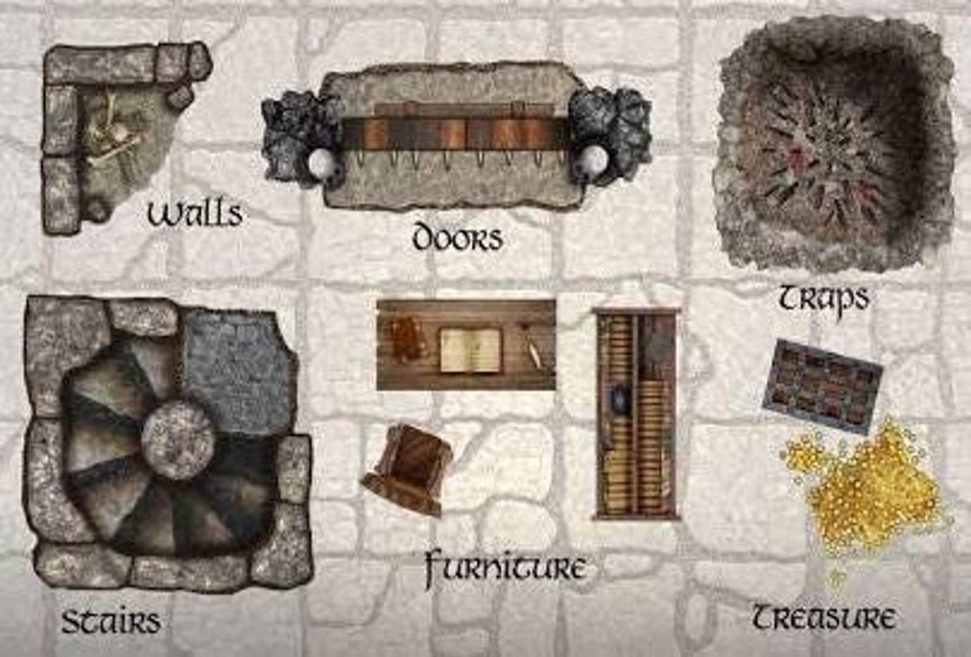 15 Dungeon Tokens - Etsy