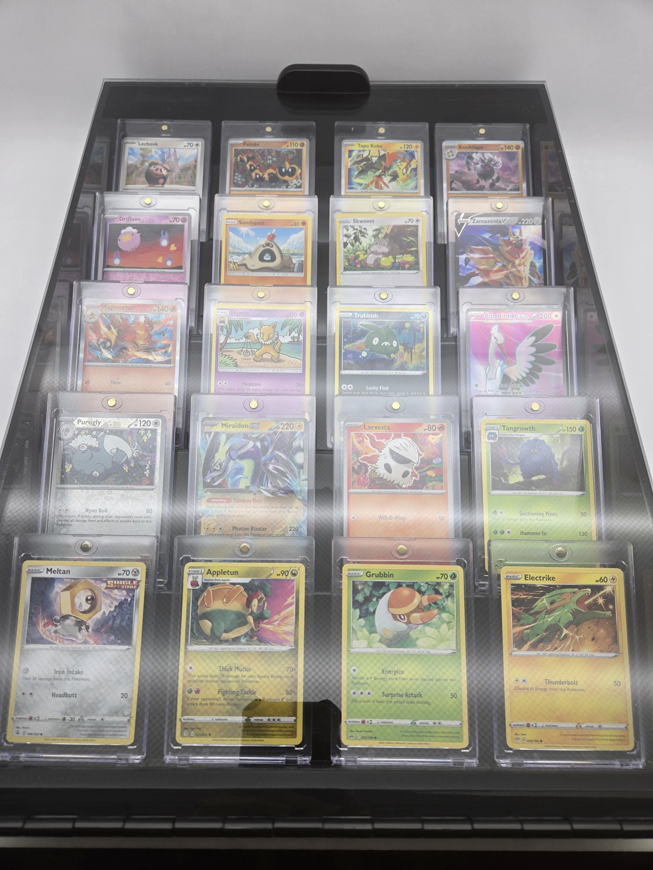 Acrylic Trading Card Slab Display: Portable Retail Booth, Holds 20-60 ...