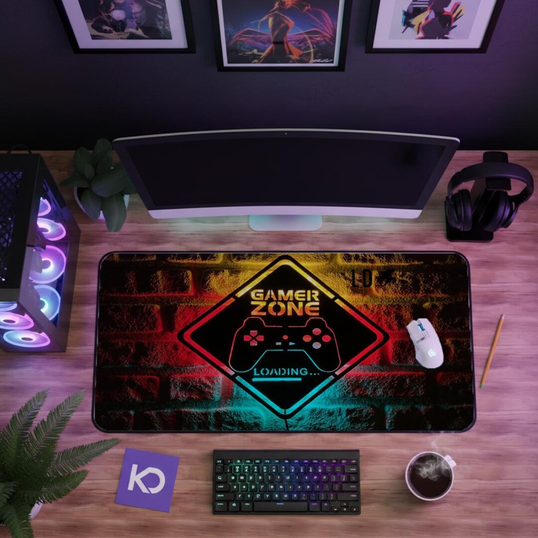 High-end Design, Custom Mousepad, Gift for Gamer, Work Comfort, Smooth ...