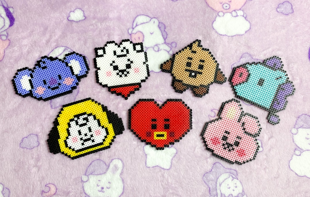 BTS BT21 Baby Characters, Bead Decor Figures - Etsy