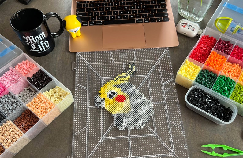 Custom Pet Animal Portrait Perler Bead Magnet - Etsy