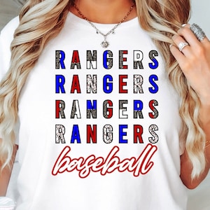 Texas Ranger Shirt Texas Ranger Shirt Woman Texas Baseball Ranger Tee ...