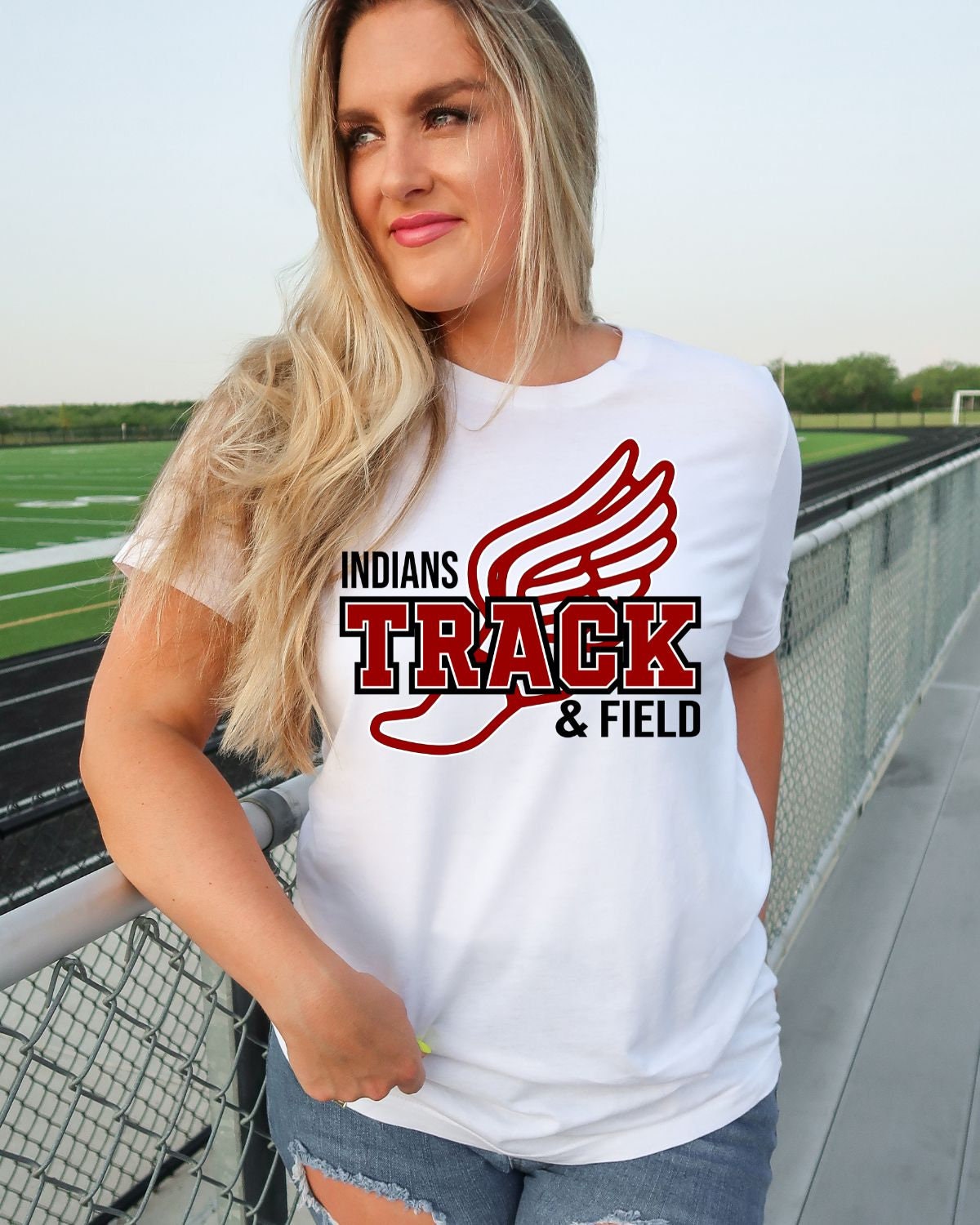 Indians Custom Track and Field Shirt Track Mom Shirts for Track & Field ...