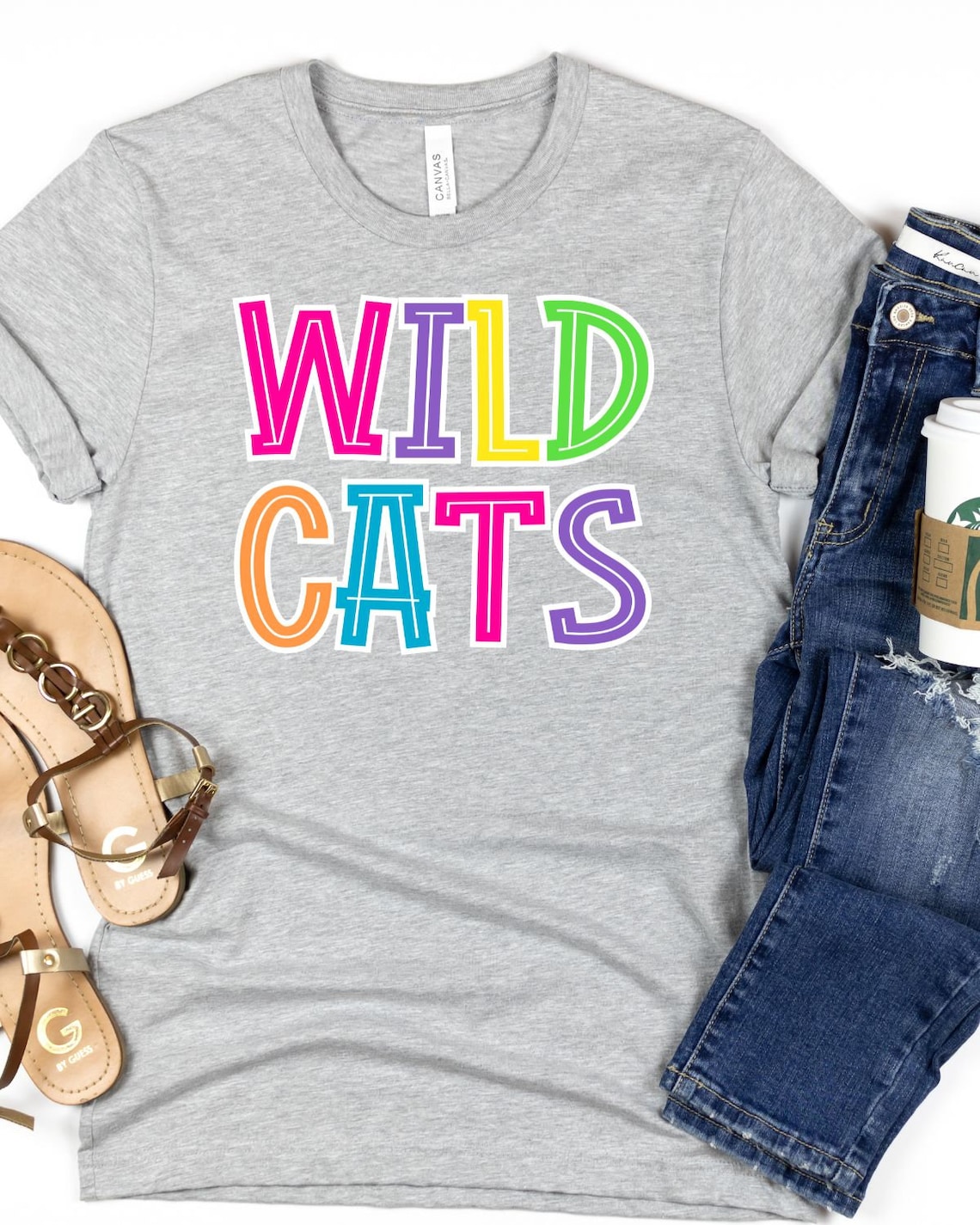 Wildcats Shirt Custom Mascot Tshirt Wildcat Pride Shirt School Spirit ...