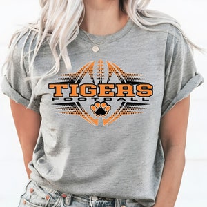 Tigers Football Shirt, Tigers Shirt, Tiger Pride Shirt, School Spirit Shirt, Football Mom Shirt ...