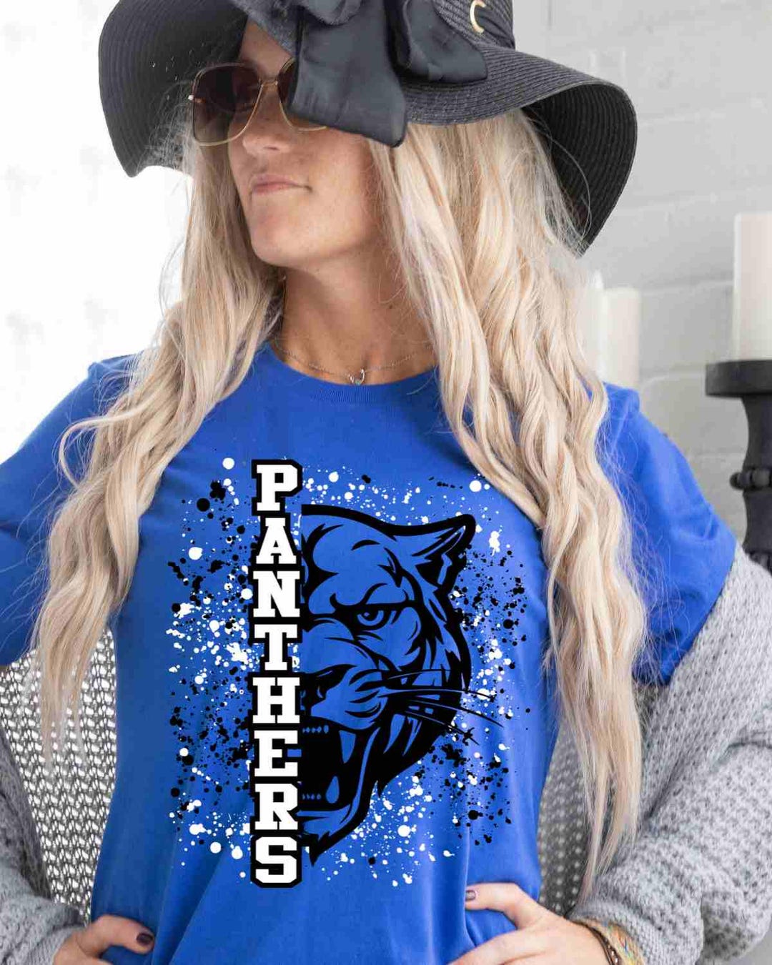 Panthers Shirt Panther Logo Shirt Custom Mascot Shirt School Spirit ...