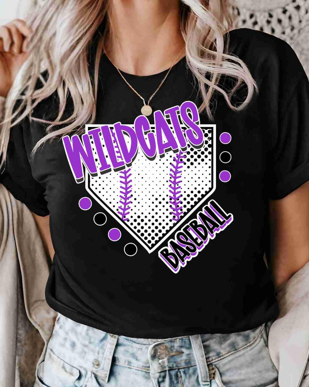 Wildcats Shirt Custom Baseball Shirt Wildcat Pride Shirt School Spirit ...