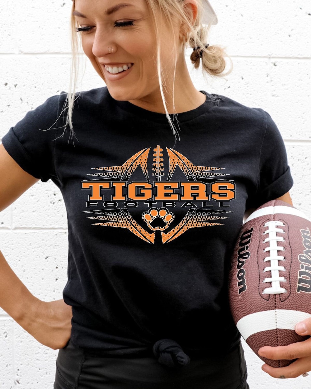 Tigers Football Shirt, Tigers Shirt, Tiger Pride Shirt, School Spirit Shirt, Football Mom Shirt ...