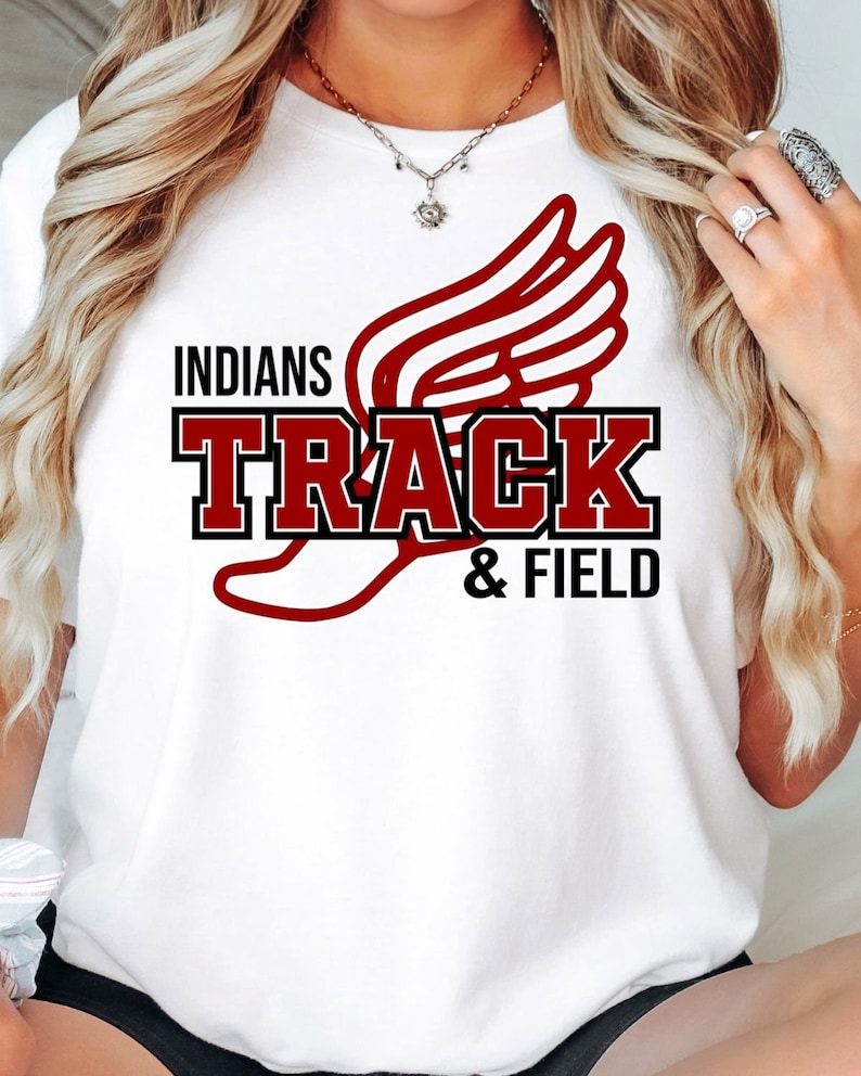 Indians Custom Track and Field Shirt Track Mom Shirts for Track & Field ...