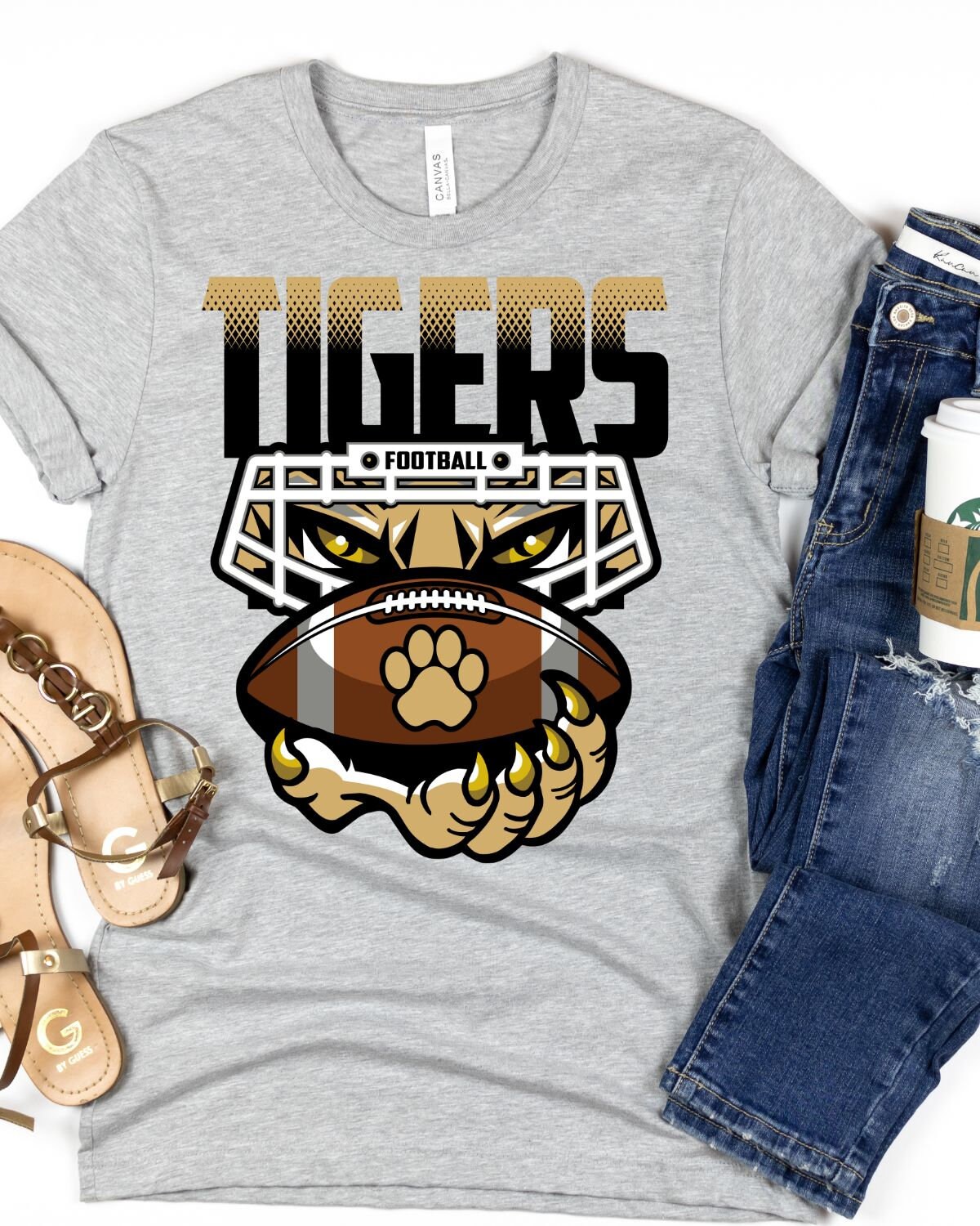Tigers Football Shirt, Tigers Shirt, Tiger Pride Shirt, School Spirit ...