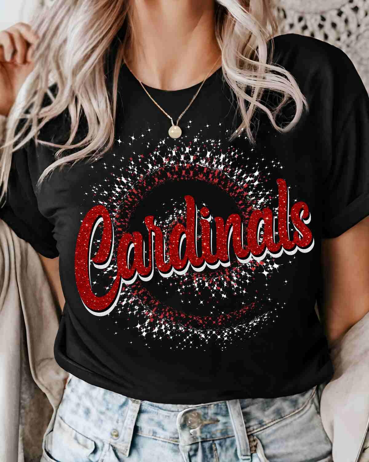 Custom School Mascot Shirt Cardinals Shirt Baseball Mom Shirt High ...