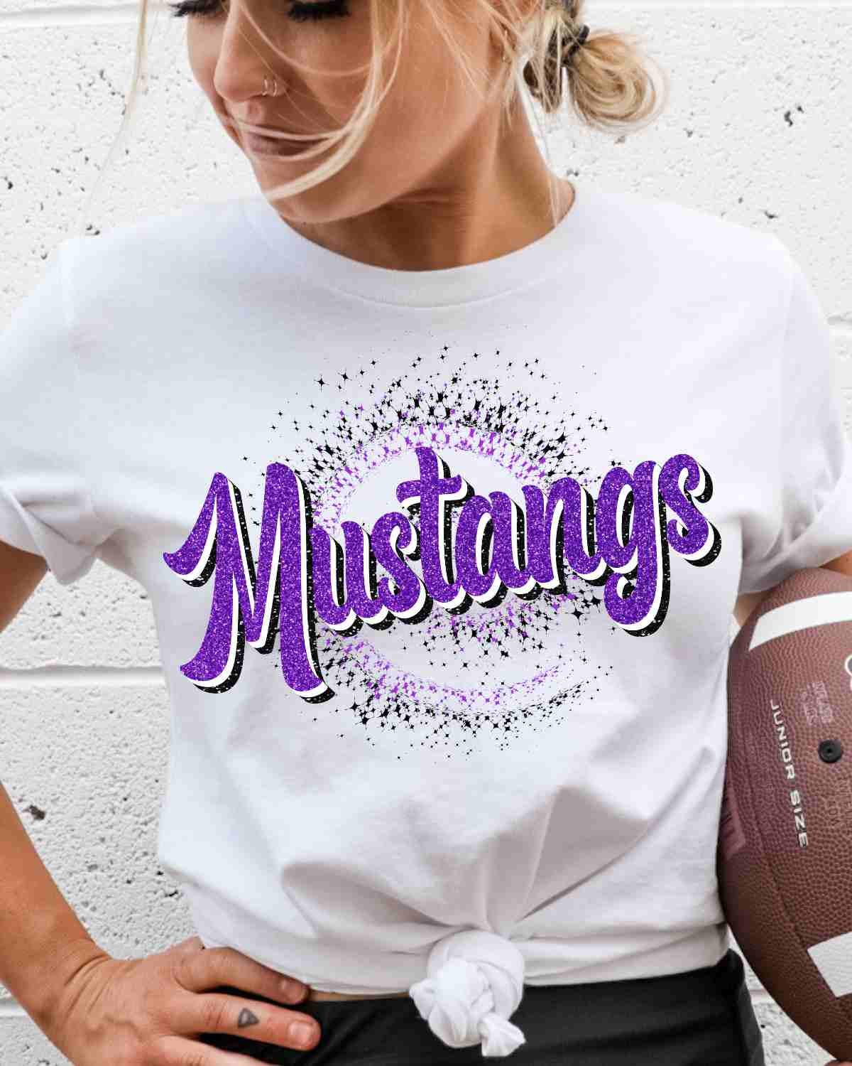 Mustangs Shirt Custom School Mascot Shirt School Spirit Shirt Mascot ...