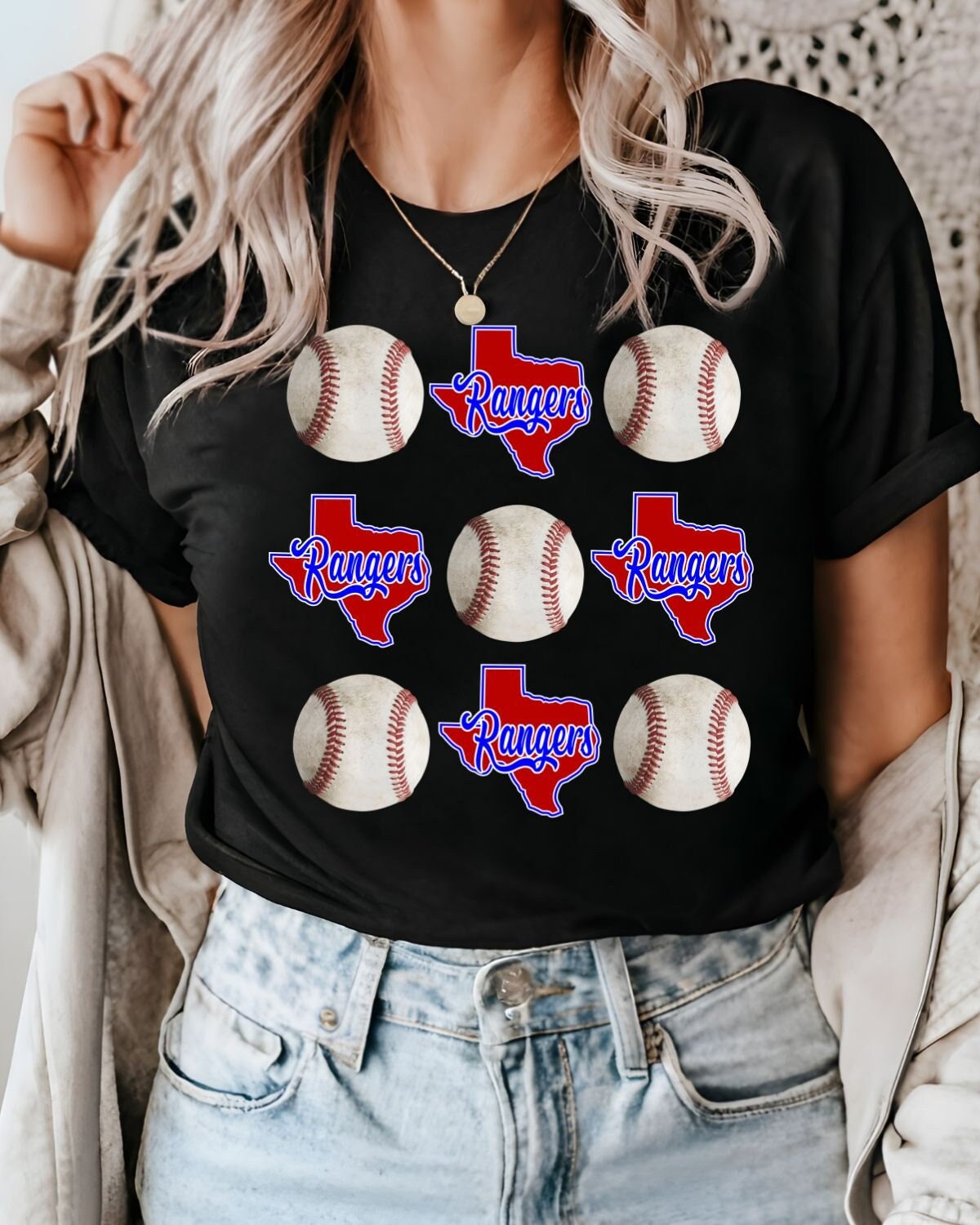 Texas Ranger Shirt Texas Ranger Shirt Woman Texas Baseball Ranger Tee ...