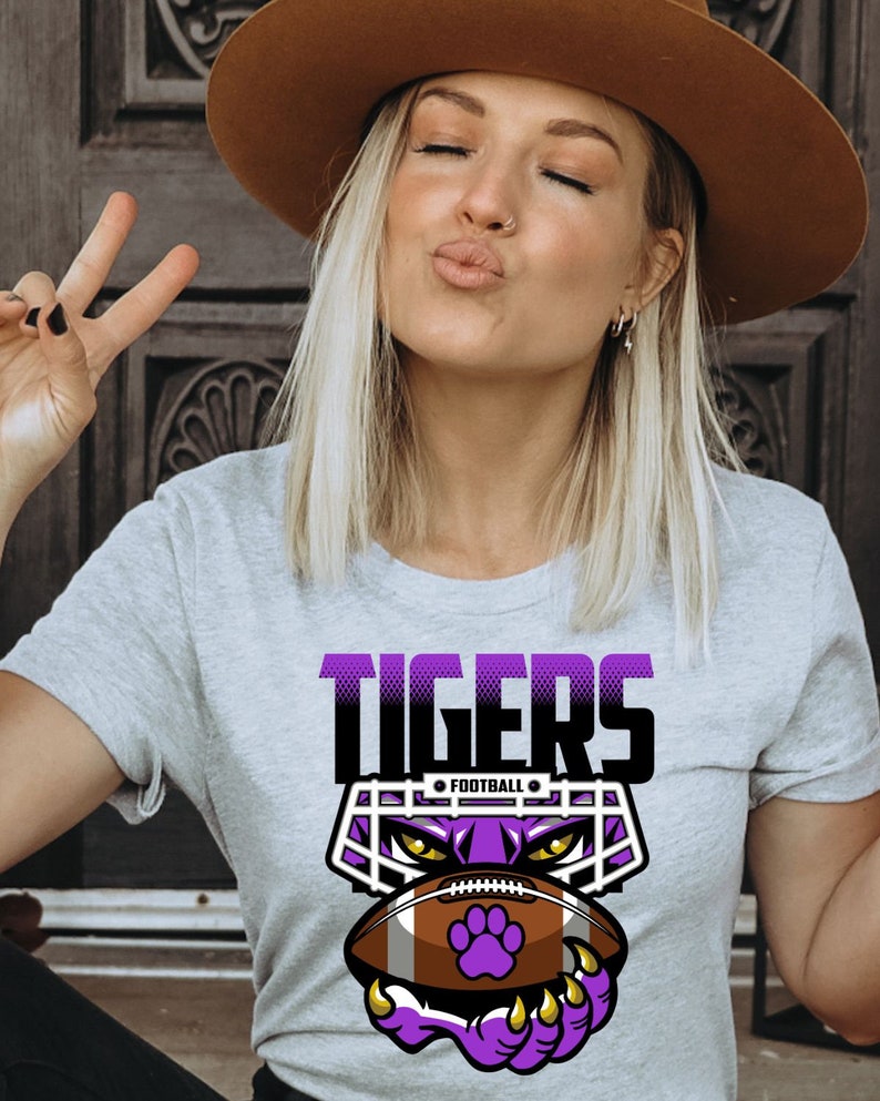 Tigers Football Shirt, Tigers Shirt, Tiger Pride Shirt, School Spirit ...