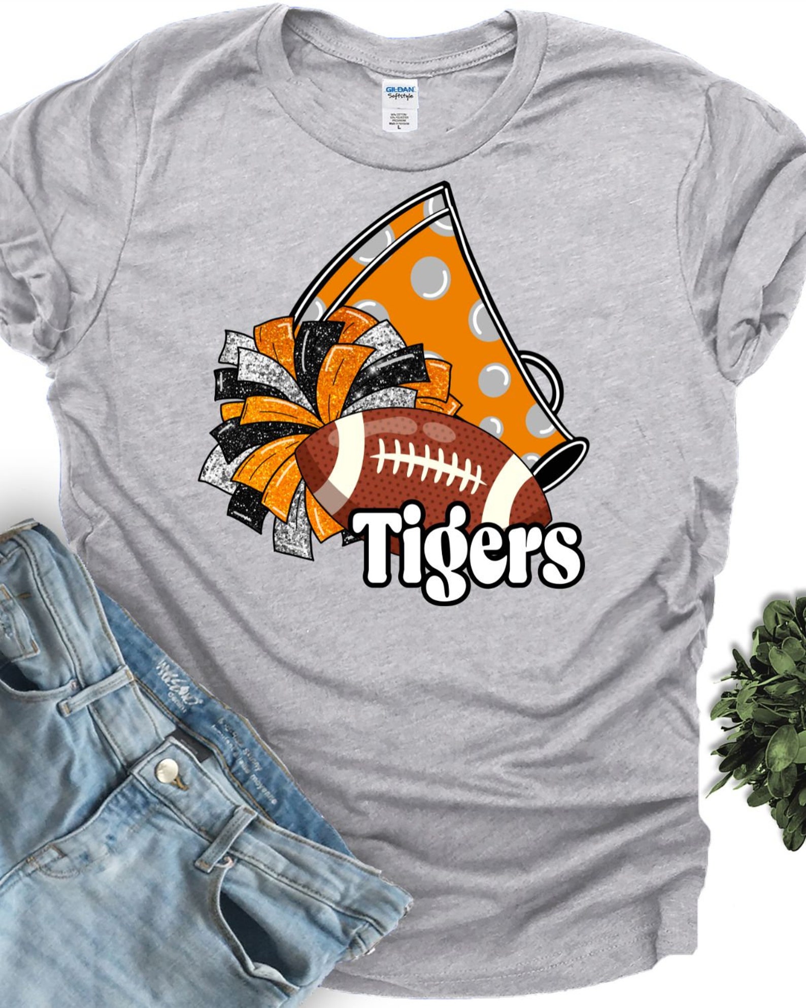 Tigers Cheer Shirt Cheer Football Shirt Cheerleader Shirt Custom Name ...
