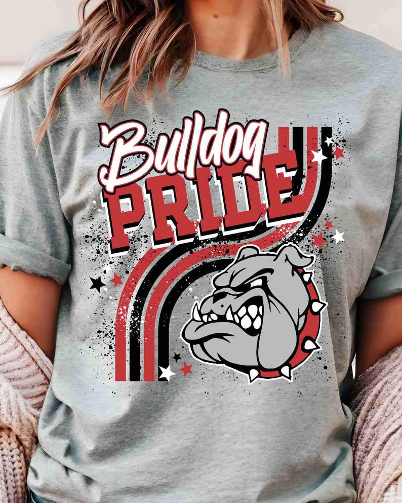 Bulldogs Shirt Bulldog Pride Shirt Custom Mascot Shirt Tee School ...