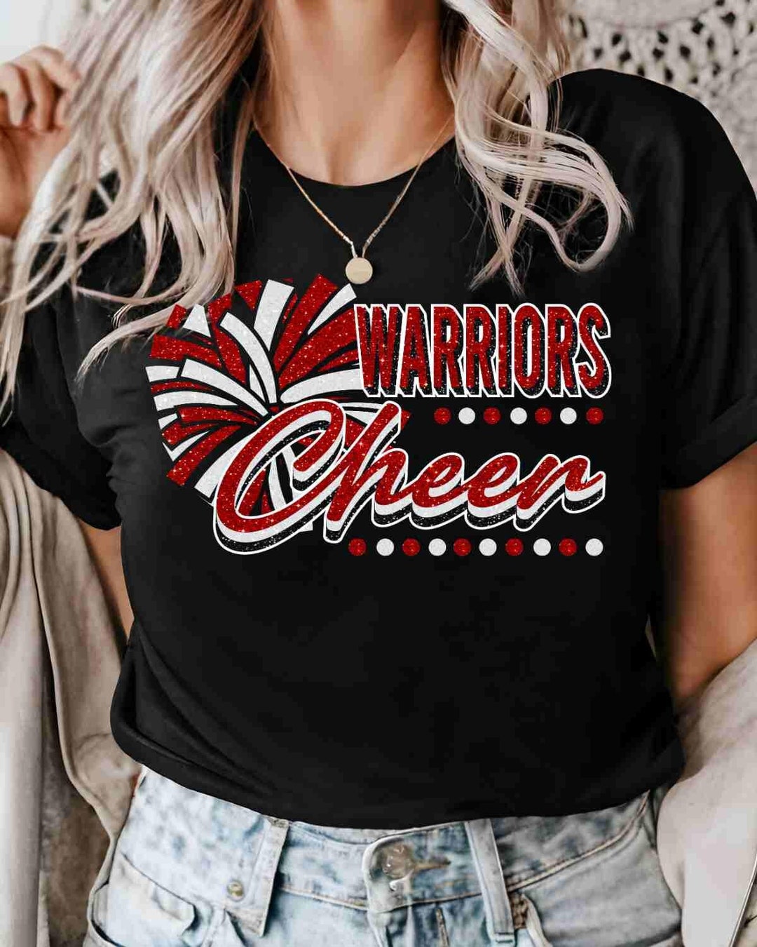 Warrior Cheer Shirt Custom Cheer Team Shirt Cheer Competition Shirt ...