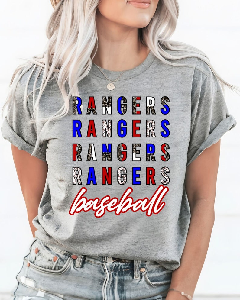 Texas Ranger Shirt Texas Ranger Shirt Woman Texas Baseball Ranger Tee ...