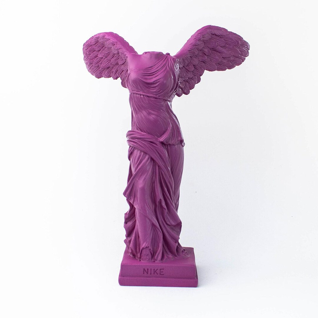 Violet Winged Victory Statue, Nike of Samothrace Statue 24cm/9.5in ...