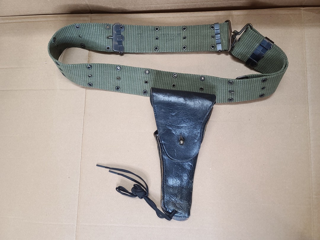 US Military Issue Pistol Holster With Belt Set - Etsy