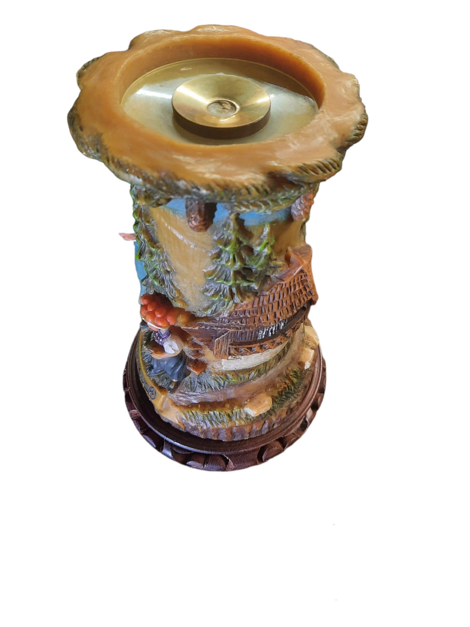 Vintage German Gunter Kerzen Hand Carved Candleholder - Etsy