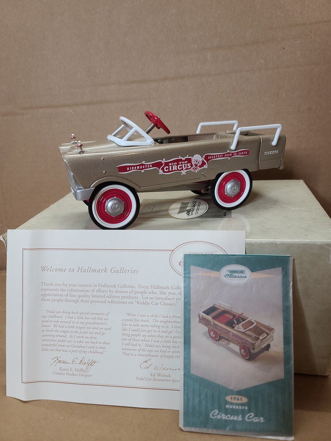 Hallmark Kiddie Classics 1961 Murray Circus Pedal Car - Etsy